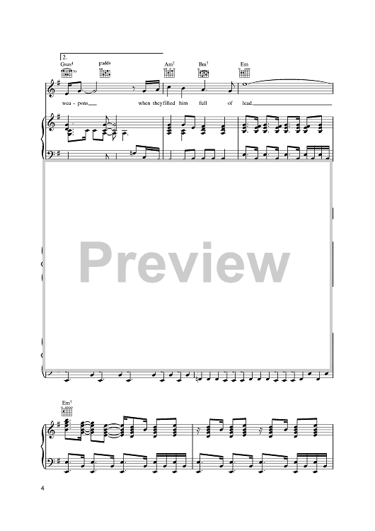 Indian Sunset" Sheet Music by Elton John for Piano/Vocal/Chords - Sheet ...