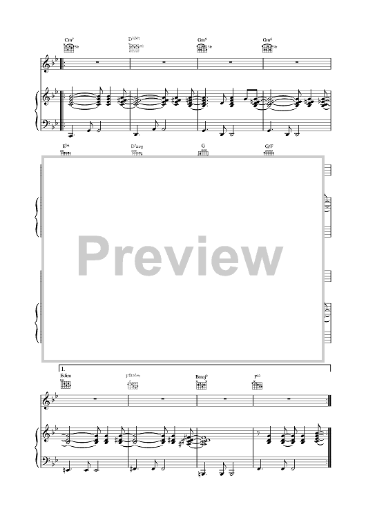 La Belle Dame Sans Regrets" Sheet Music by Sting for Piano/Vocal/Chords - Sheet Music Now