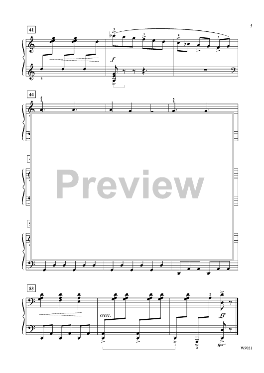 Midnight Chase" Sheet Music for Piano - Sheet Music Now
