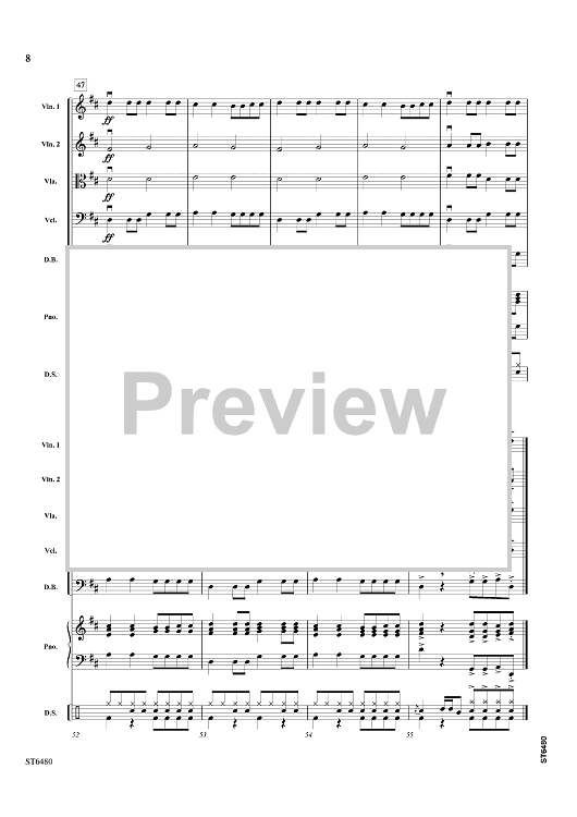 Spring Fever - Score" Sheet Music for String Orchestra - Sheet Music Now