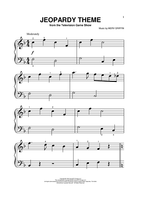 Jeopardy Theme" Sheet Music by Merv Griffin for Piano - Sheet Music Now