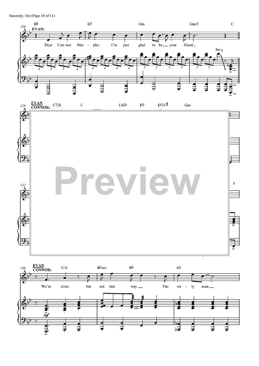 Sincerely Me Chords – ‘Sincerely, Me’ from ‘Dear Evan Hansen’ Chords ...
