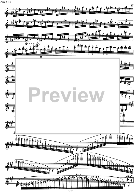 Caprice No. 5" Sheet Music for Violin - Sheet Music Now