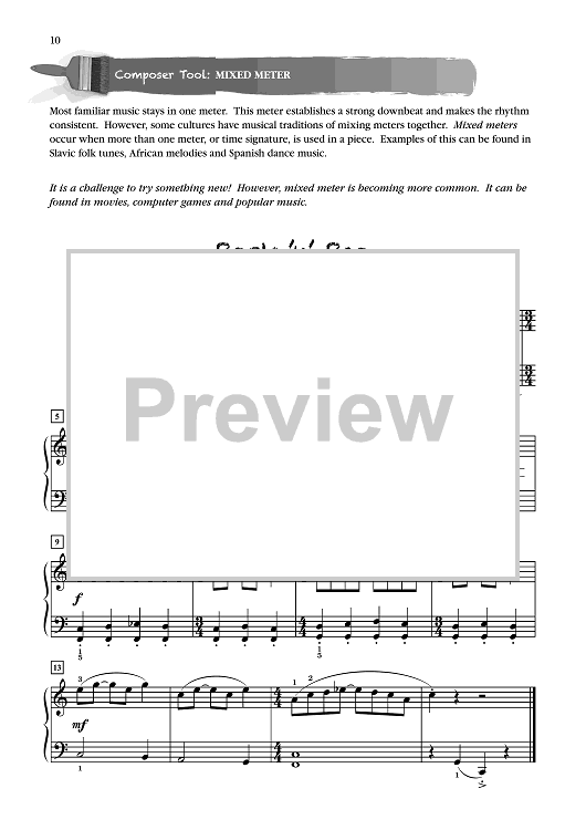 Creative Composition Toolbox Book 4 Sheet Music For Piano Solo