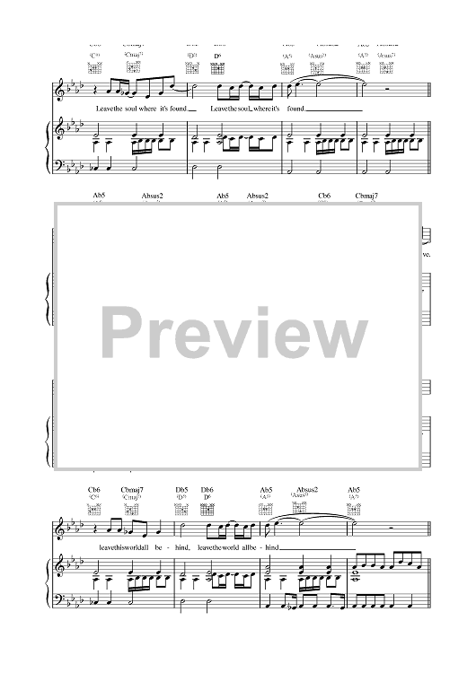 Alien" Sheet Music by Cast for Piano/Vocal/Chords - Sheet Music Now