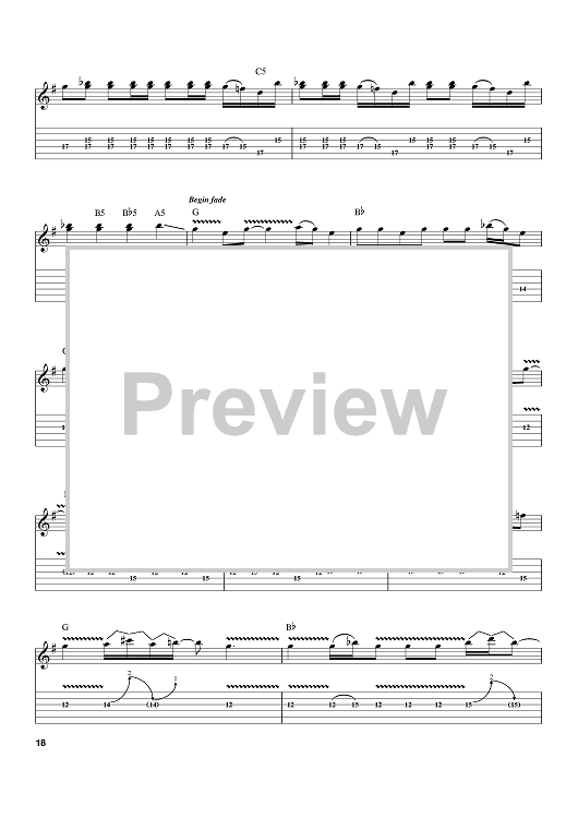 Free Bird" Sheet Music by Lynyrd Skynyrd for Guitar Tab - Sheet Music Now