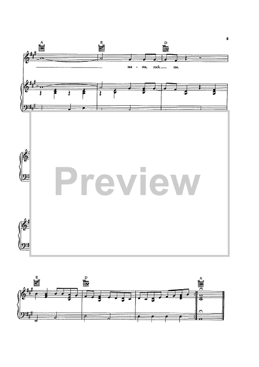 Wagon Wheel" Sheet Music by Darius Rucker for Piano/Vocal/Chords ...
