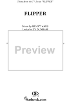 Flipper (Main Theme)" Sheet Music for Piano/Vocal/Chords - Sheet Music Now