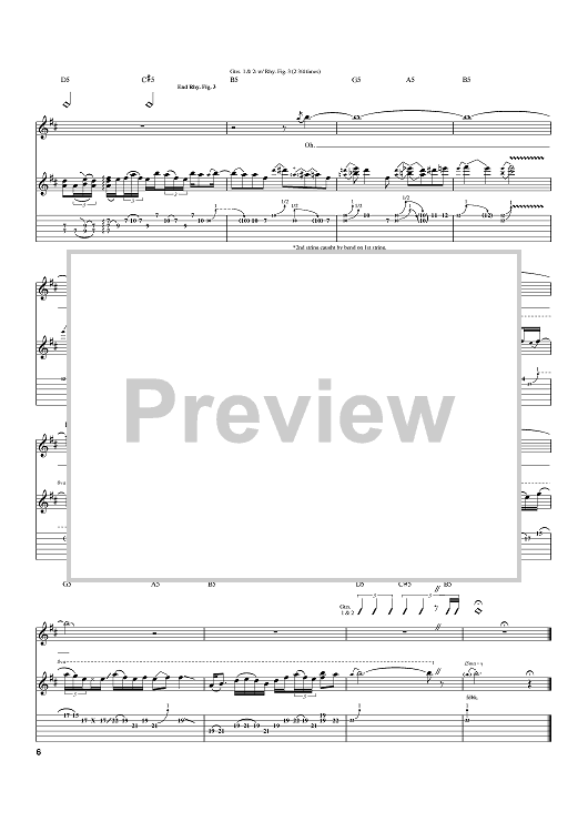 Mother" Sheet Music by Danzig for Guitar Tab - Sheet Music Now