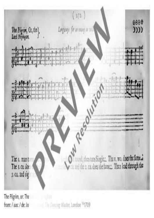 The English Dancing Master" Sheet Music for Descant Recorder And Piano ...