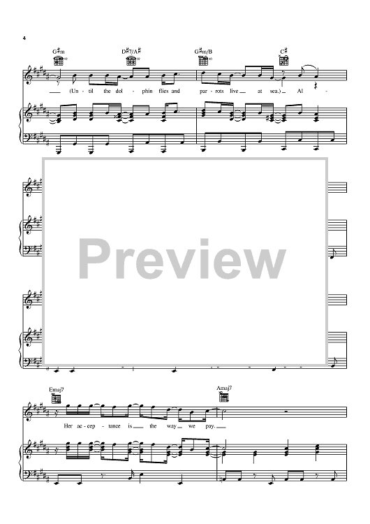 As" Sheet Music by Stevie Wonder for Piano/Vocal/Chords - Sheet Music Now