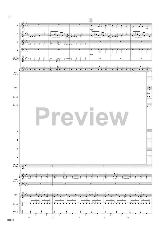 Blue Ridge Reel - Score" Sheet Music for Concert Band - Sheet Music Now