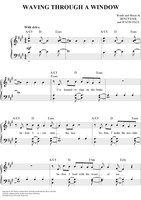 Waving Through A Window - from Dear Evan Hansen" Sheet Music for Easy ...
