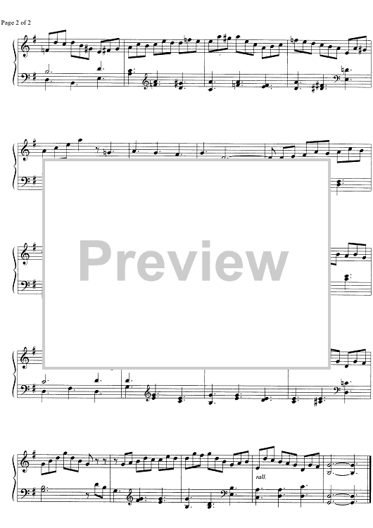 Jesu, Joy of Man's Desiring BWV 147" Sheet Music for Piano Solo - Sheet ...