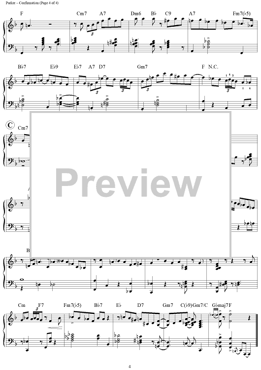 Confirmation" Sheet Music for Piano Solo - Sheet Music Now