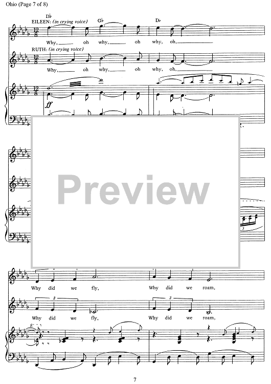 Ohio" Sheet Music for Piano/Vocal/Chords - Sheet Music Now