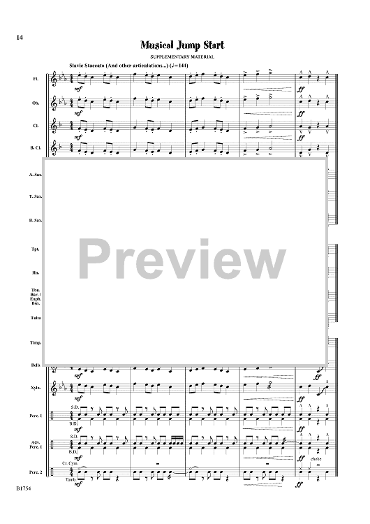 Dance Slav - Score" Sheet Music for Concert Band - Sheet Music Now
