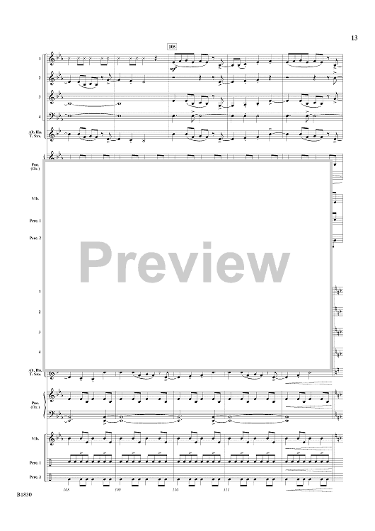 Blue Ridge Reel - Score" Sheet Music for Concert Band - Sheet Music Now
