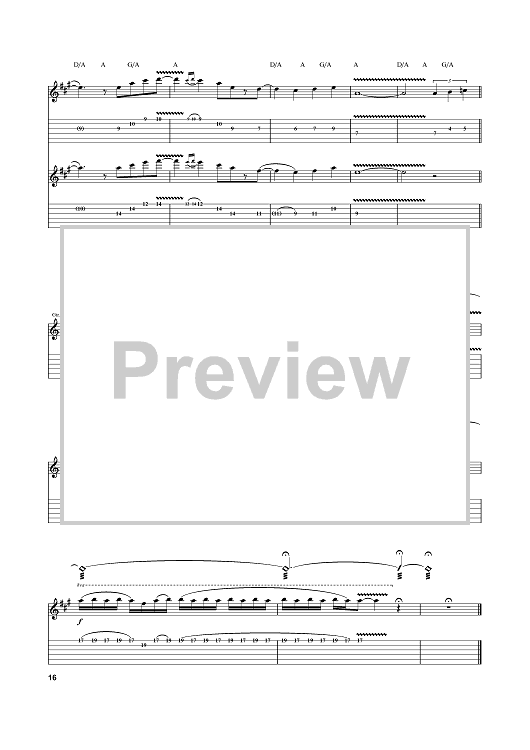 Jessica" Sheet Music by The Allman Brothers Band for Guitar Tab - Sheet ...