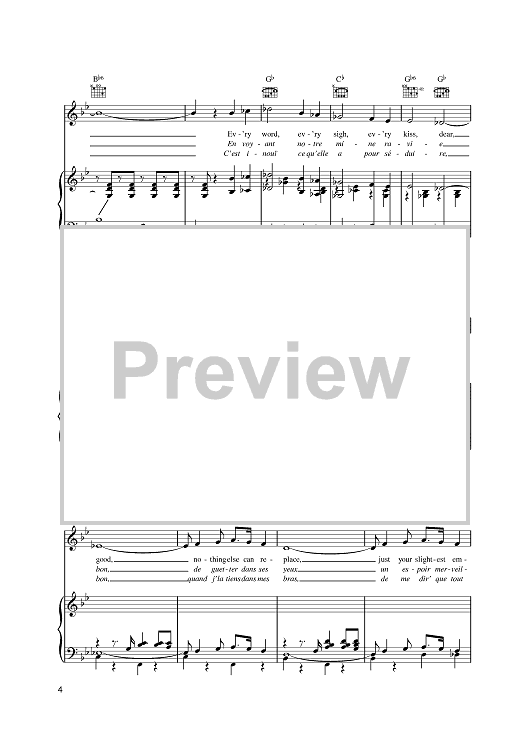 C'est Si Bon" Sheet Music by Henri Betti for Piano/Vocal/Chords - Sheet Music Now