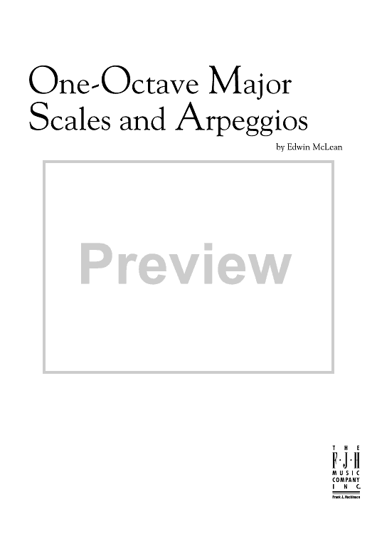 One-Octave Major Scales and Arpeggios" Sheet Music for Piano - Sheet Music Now