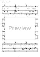 High Hopes" Sheet Music by Panic! at the Disco for Piano/Vocal/Chords ...