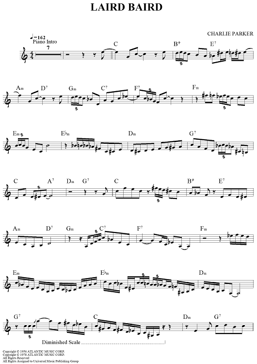 Laird Baird - Bb Instruments" Sheet Music for Lead Sheet - Sheet Music Now