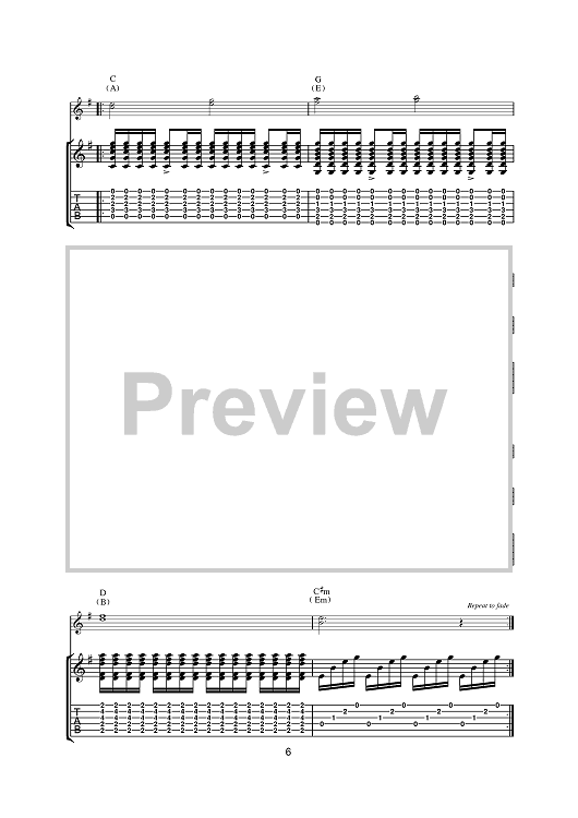 Duncan" Sheet Music by Paul Simon for Guitar Tab - Sheet Music Now