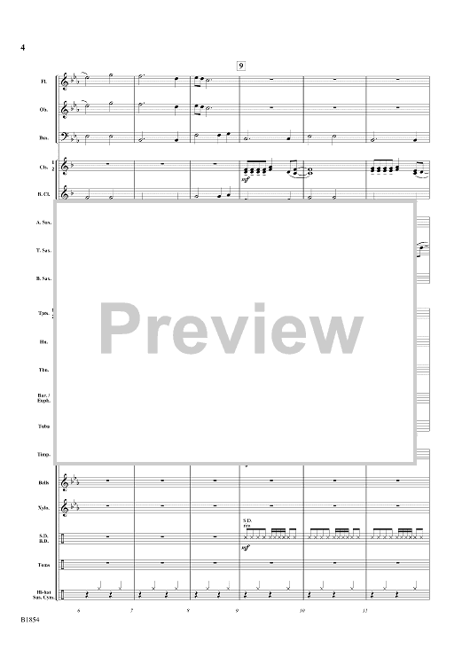 A Builder's Dream - Score" Sheet Music for Concert Band - Sheet Music Now