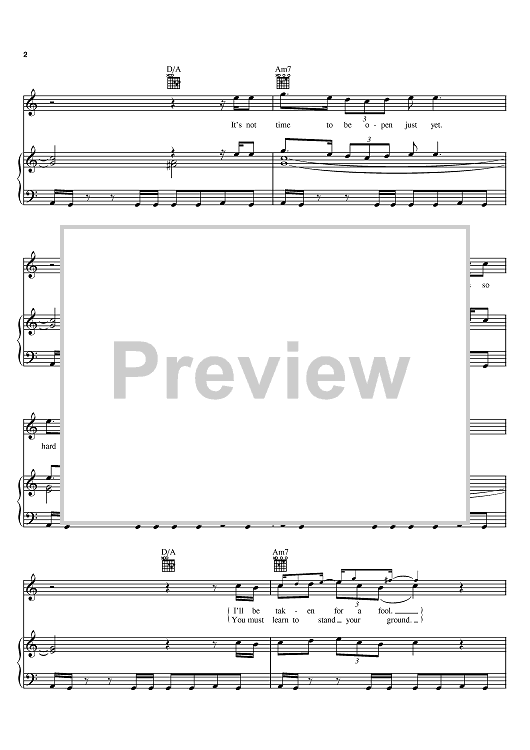 Be Still My Beating Heart" Sheet Music by Sting for Piano/Vocal/Chords ...