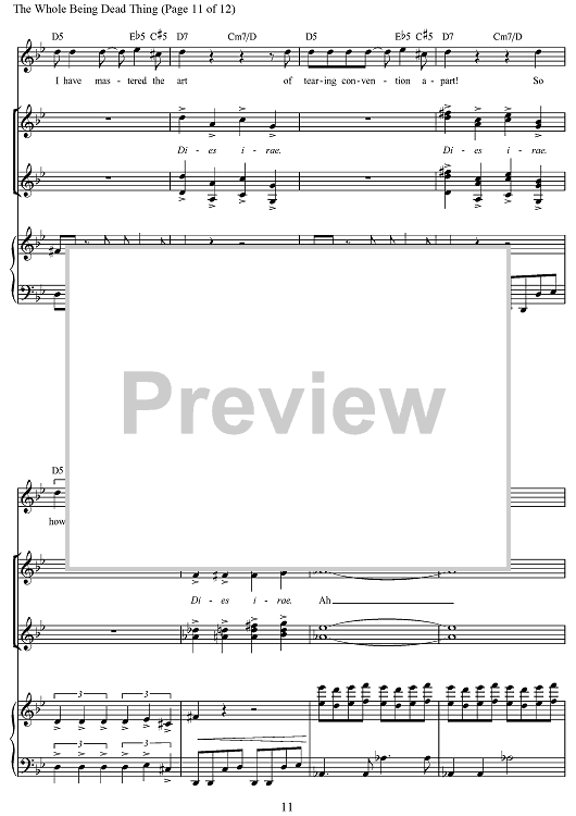 The Whole "Being Dead" Thing - from Beetlejuice - The Musical" Sheet ...