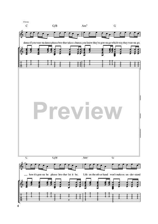 The Masterplan" Sheet Music by Oasis for Guitar Tab - Sheet Music Now