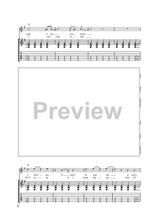 Holy Roller Novocaine" Sheet Music by Kings of Leon for Guitar Tab ...
