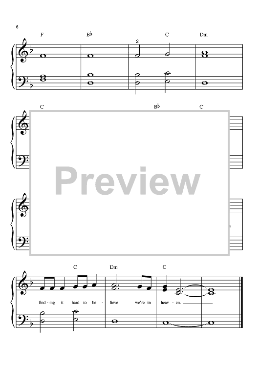 Heaven" Sheet Music by Bryan Adams; DJ Sammy; Do; Yanou for Big Note ...