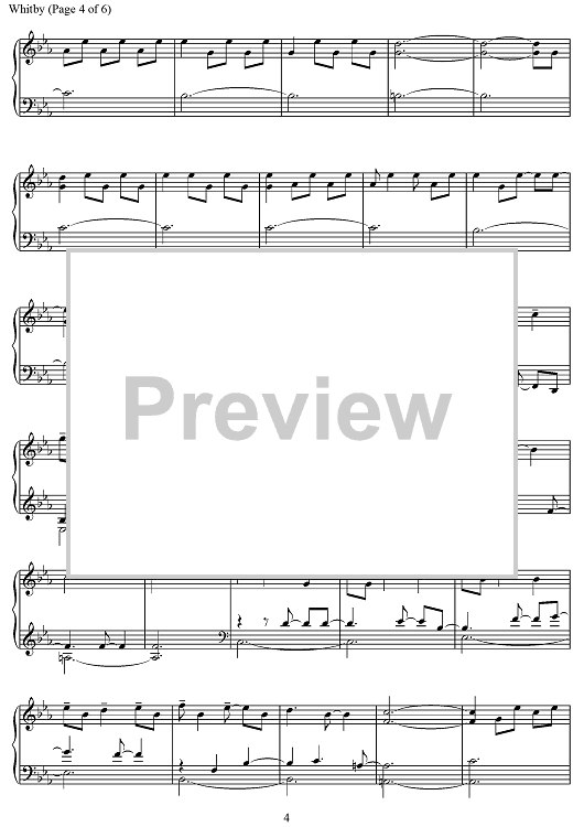 Whitby" Sheet Music by Stephan Moccio for Piano Solo - Sheet Music Now