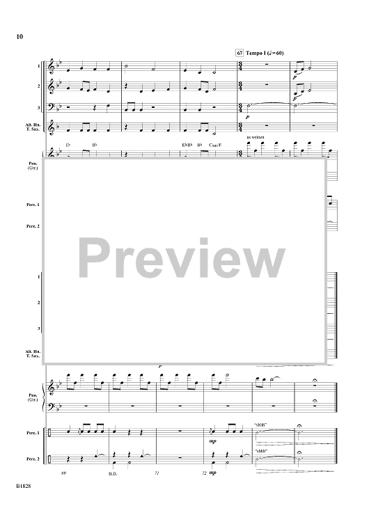 Colliding Visions - Score" Sheet Music for Concert Band - Sheet Music Now